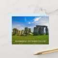 Your Text Stonehenge England Ancient Monument Site Postcard | Zazzle