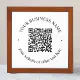 Your Uploaded QR code Plus Editable Circular Text Desk Organizer | Zazzle