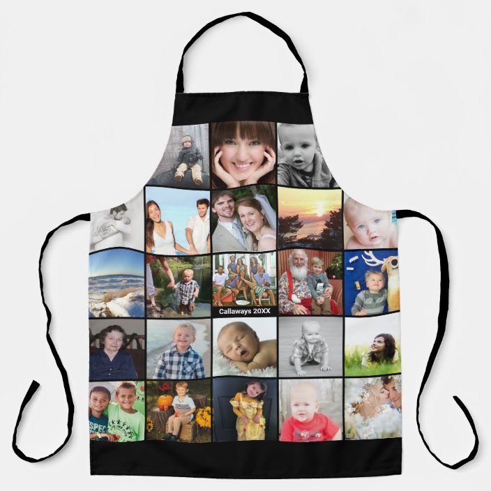Your Vacation Year Photo Collage Apron | Zazzle.com