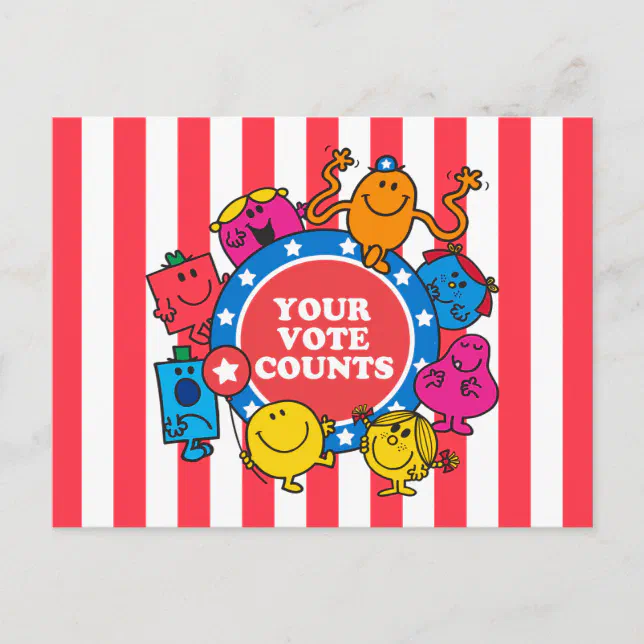 Your Vote Counts! Postcard | Zazzle
