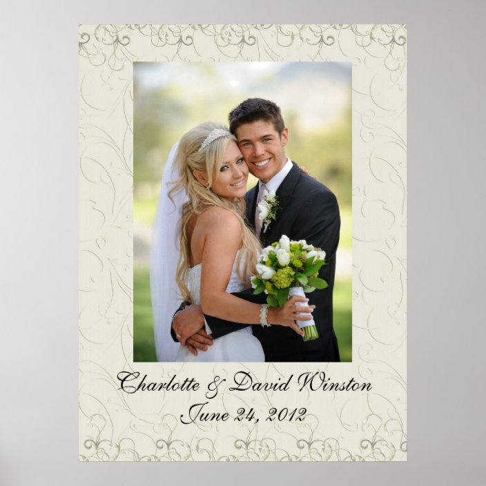 Your Wedding Poster - SRF | Zazzle.com