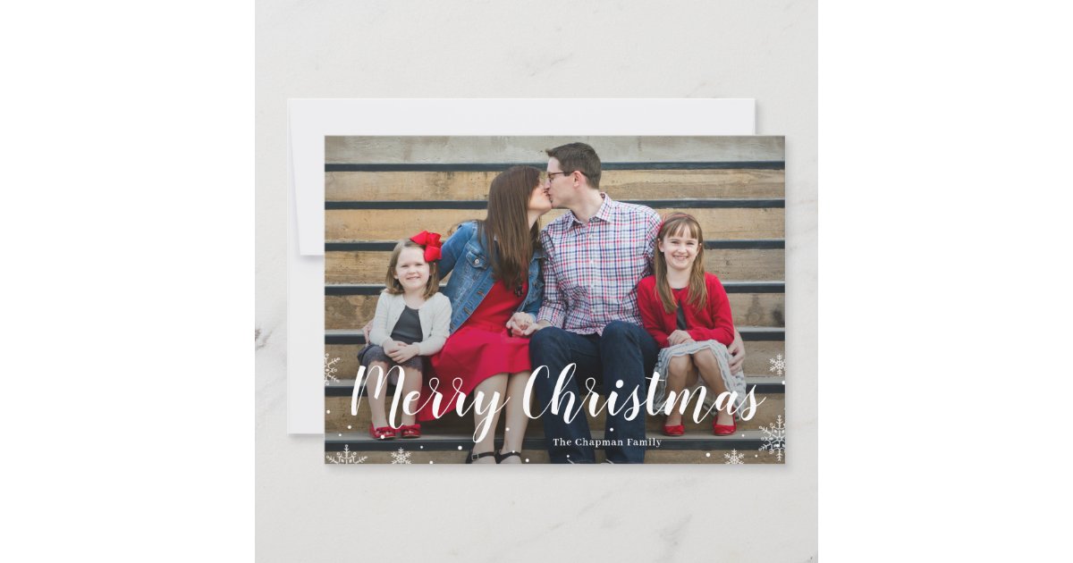Your Winter Greeting Holiday Photo Card | Zazzle