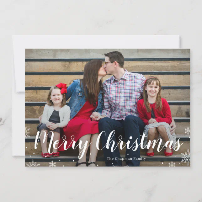 Your Winter Greeting Holiday Photo Card | Zazzle
