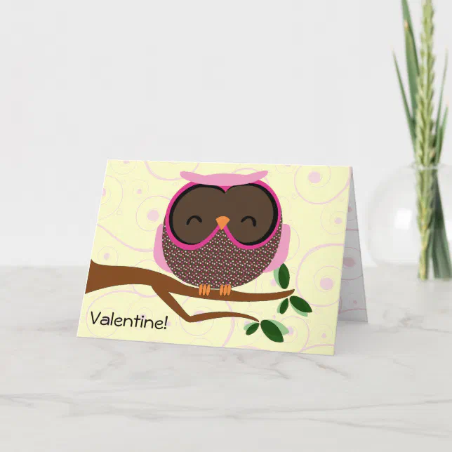 You're a Hoot Valentine Card | Zazzle