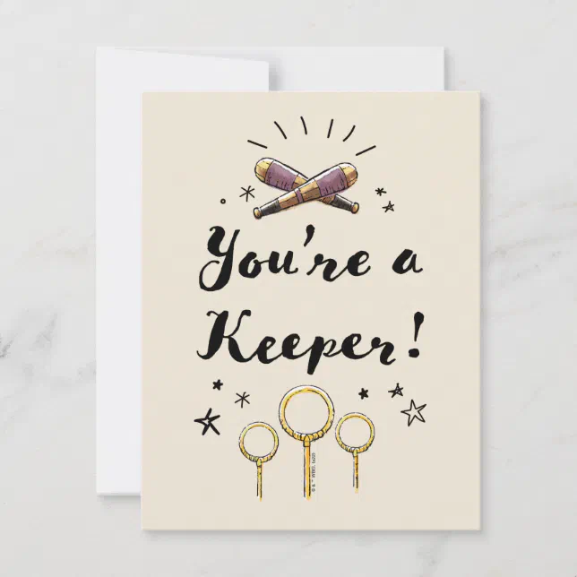 You're A Keeper Note Card | Zazzle