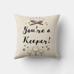 You're A Keeper Throw Pillow | Zazzle