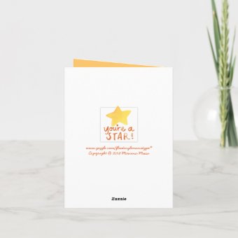 You're A Star Note Card | Zazzle