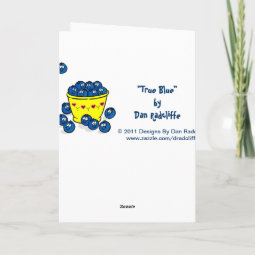 You're A True Blue Friend! Card | Zazzle