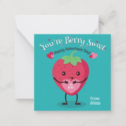 You're Berry Sweet Valentine's Day Card | Zazzle