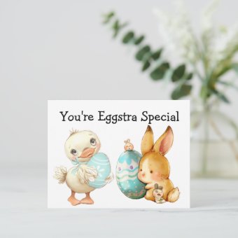 You're Eggstra Special Postcard | Zazzle