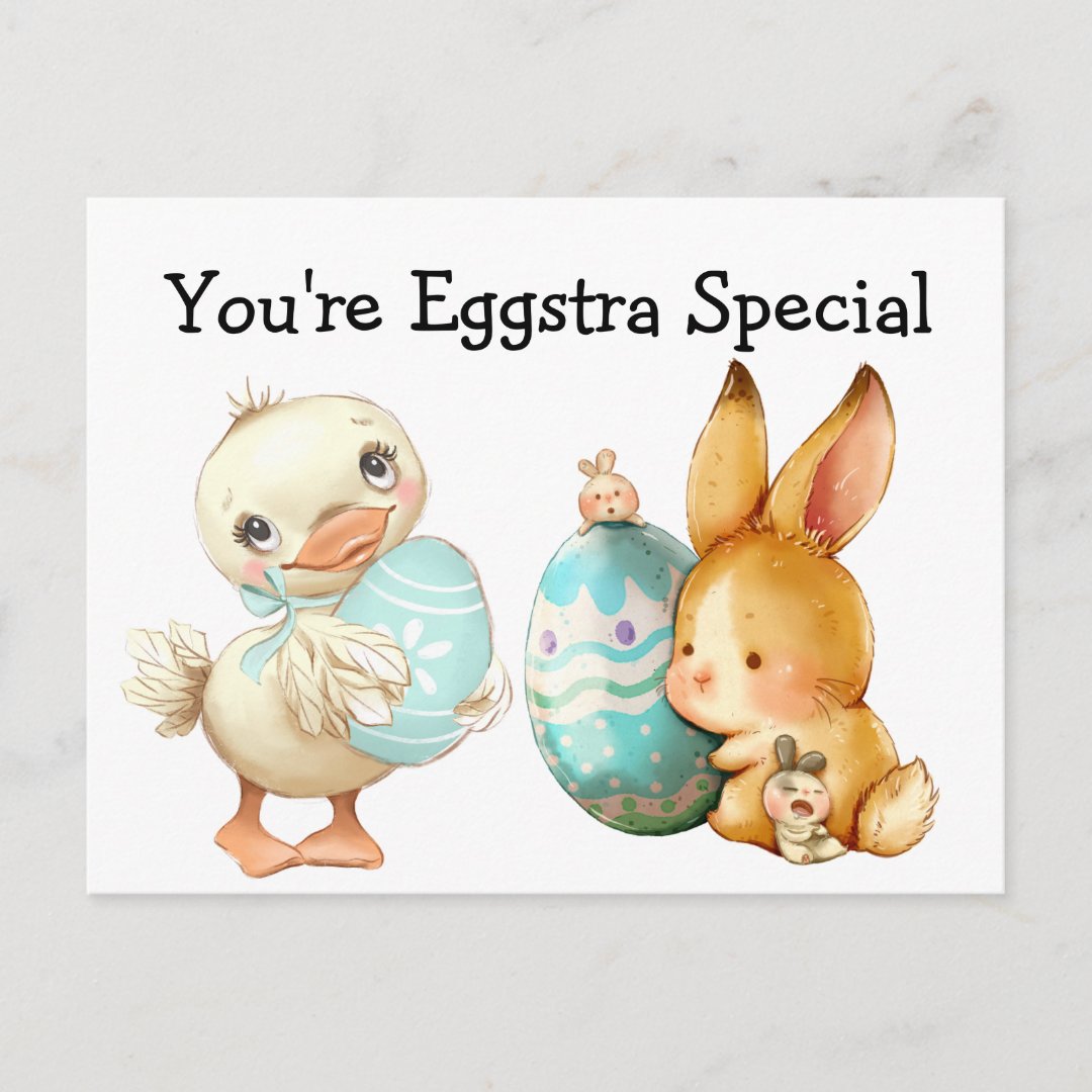 You're Eggstra Special Postcard | Zazzle