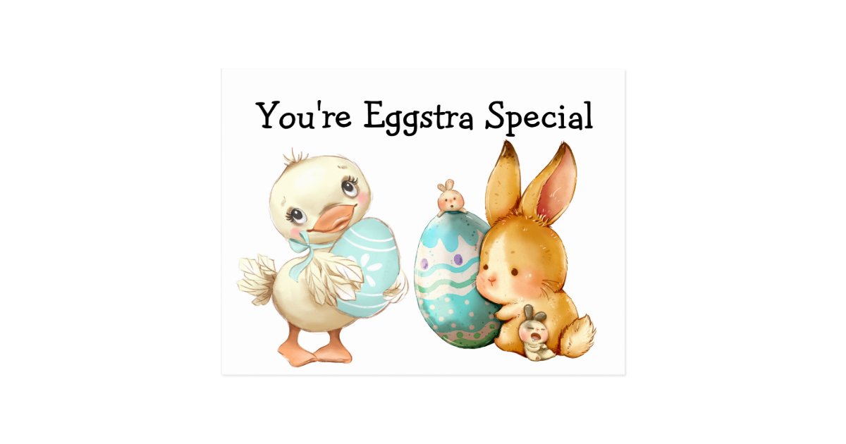 You're Eggstra Special Postcard | Zazzle.com