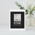 Youre Invading My Personal Space Funny Teen Words Postcard | Zazzle