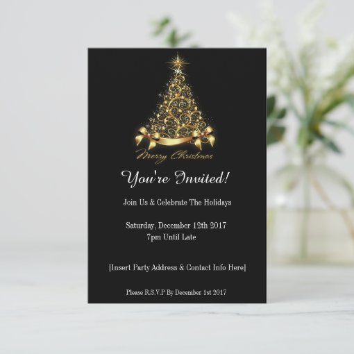 You're Invited! Christmas Party Invitation | Zazzle