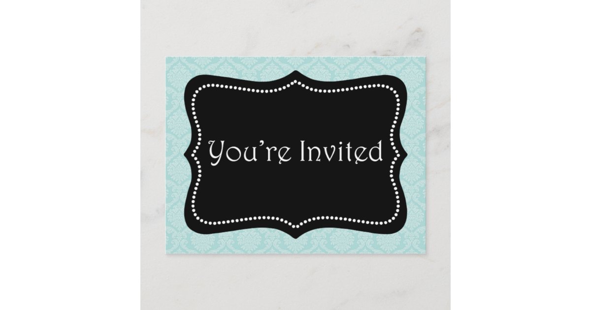 You're Invited Invitation Postcard | Zazzle