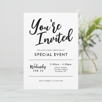 YOU'RE INVITED Opening Special Event Business Invitation | Zazzle