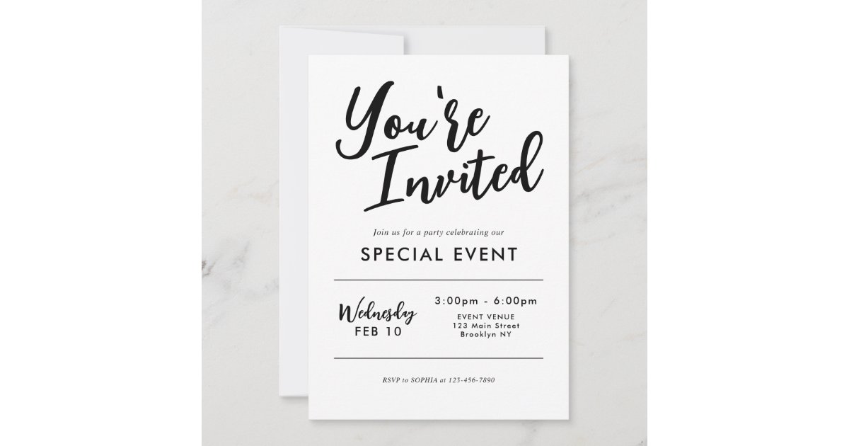 YOU'RE INVITED Opening Special Event Business Invitation | Zazzle