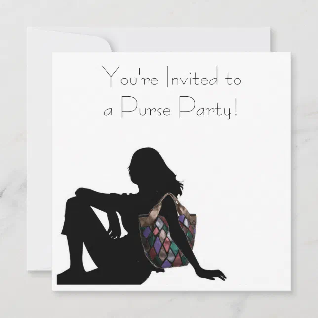 You're Invited to a Purse Party! Invitation | Zazzle