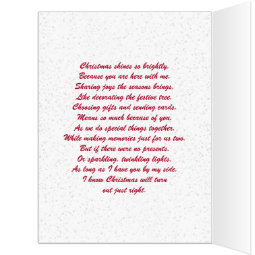 You're My Greatest Gift Christmas Love Photo Card | Zazzle