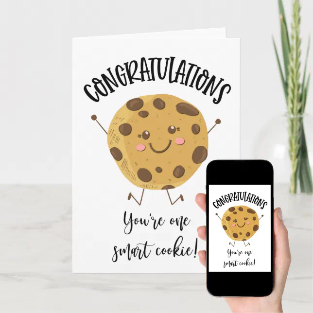 you're one smart cookie card | Zazzle