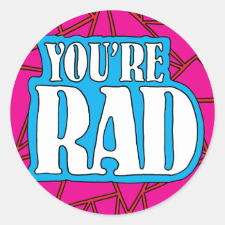 Rad Stickers | Zazzle