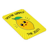 You're Simply The Zest Food Pun Magnet | Zazzle
