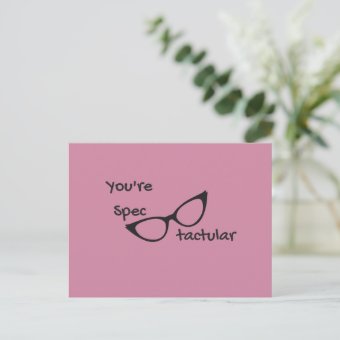 You're Spectacular Postcard | Zazzle