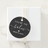 You're the Balm, Lip Balm Gift Tag, Chalkboard Favor Tags | Zazzle