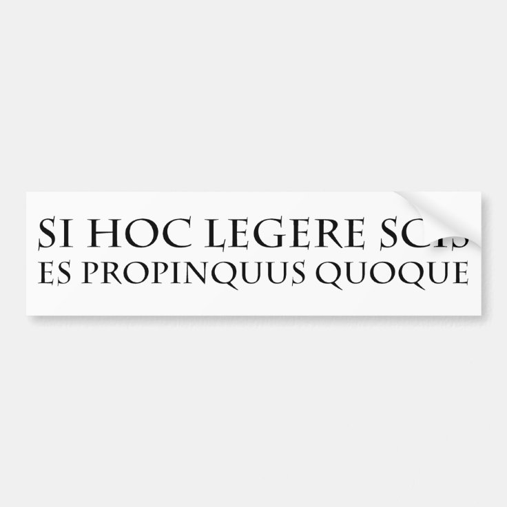 You're Too Close Bumper Sticker | Zazzle