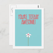 You're totally awesome postcard | Zazzle