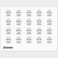 You're Wonton In A Million Funny Dimsum Pun Classic Round Sticker | Zazzle