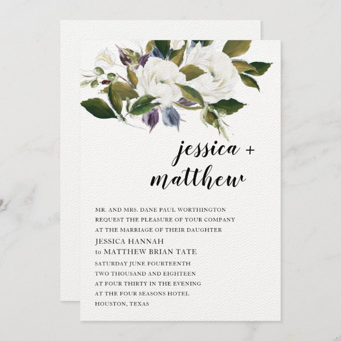 Yours Truly Wedding Invitation | Zazzle.com