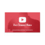 Youtube Channel Custom Photo Youtuber Business Card | Zazzle