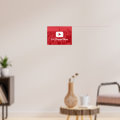 Youtube Channel Custom Photo Youtuber Poster | Zazzle