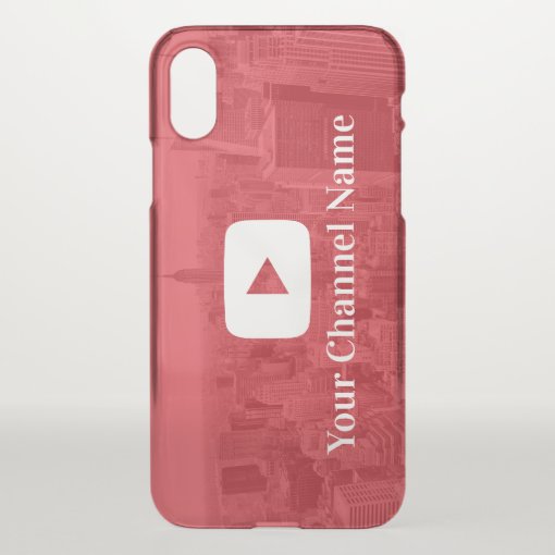 Youtube Channel Custom Photo Youtuber Vlogger Uncommon iPhone Case | Zazzle