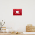 Youtube Channel Custom Photography Youtuber Poster | Zazzle