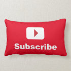 Youtube Subscribe Pillow | Zazzle.com