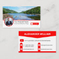 Youtube Vlogger Channel With Profile Photo Business Card | Zazzle