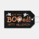 You've Been Booed Cute Ghost Halloween Candy Favor Gift Tags | Zazzle