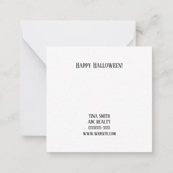 You've Been Booed Halloween Note Card | Zazzle