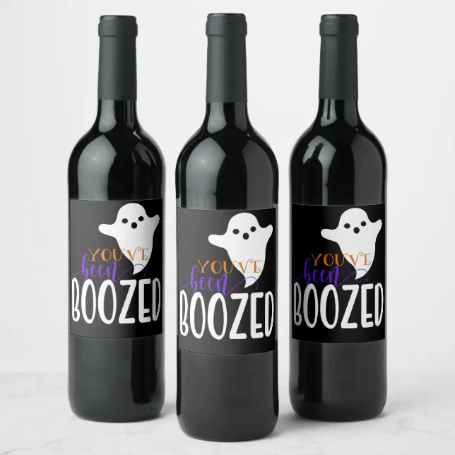You've Been Boozed Wine Label | Zazzle