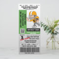 You've Been Drafted Football Baby First Birthday Invitation | Zazzle