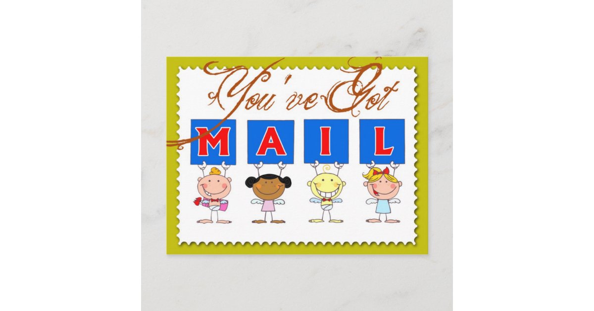 You've got mail! postcard | Zazzle