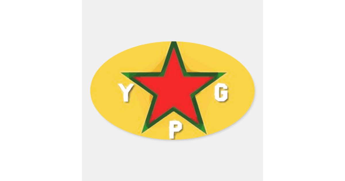 ypg logo 4 oval sticker | Zazzle