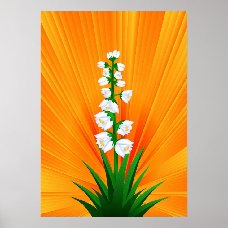 Yucca Flower Poster | Zazzle