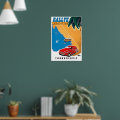 Yugoslavia, Adriatic rally, classic car, vintage Poster | Zazzle