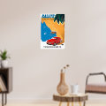 Yugoslavia, Adriatic rally, classic car, vintage Poster | Zazzle
