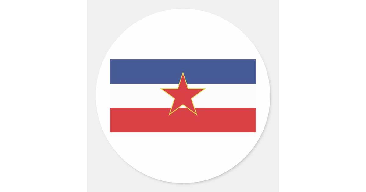 Yugoslavia Sticker | Zazzle
