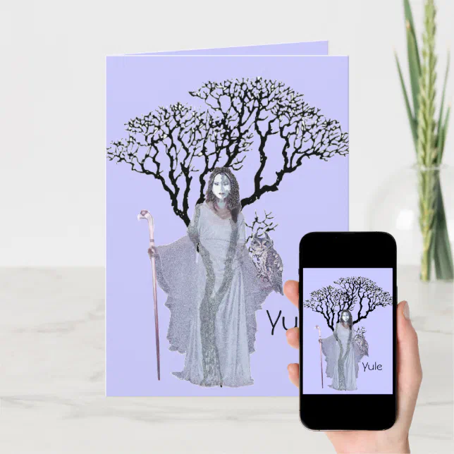 Yule - Hecate Blessings Holiday Card | Zazzle
