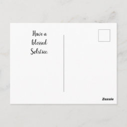 Yule Winter Solstice Barn Owl With Runes Postcard | Zazzle